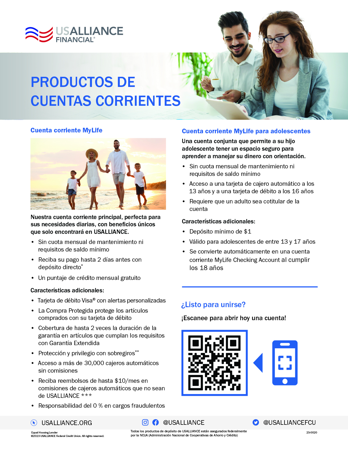 US Alliance - SPANISH Checking Products Flyer - Hayward Advertising Group